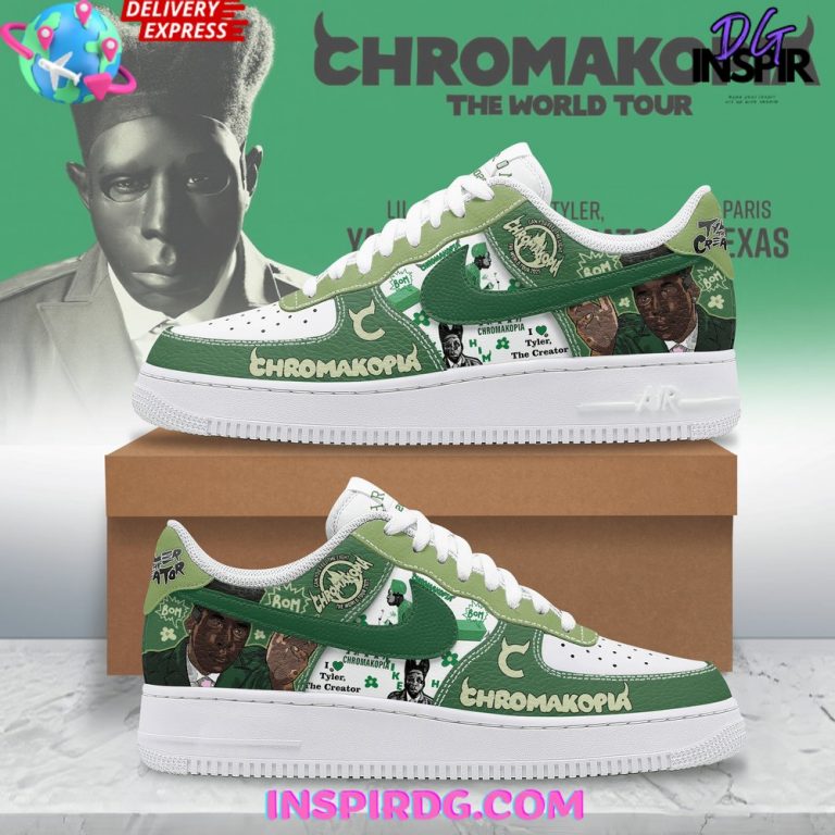 Tyler, The Creator Chromakopia Nike Air Force 1 - InspirDG