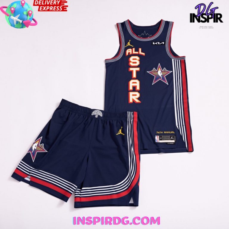 2025 NBA All-Star Game Uniforms Navy Blue Jersey - InspirDG
