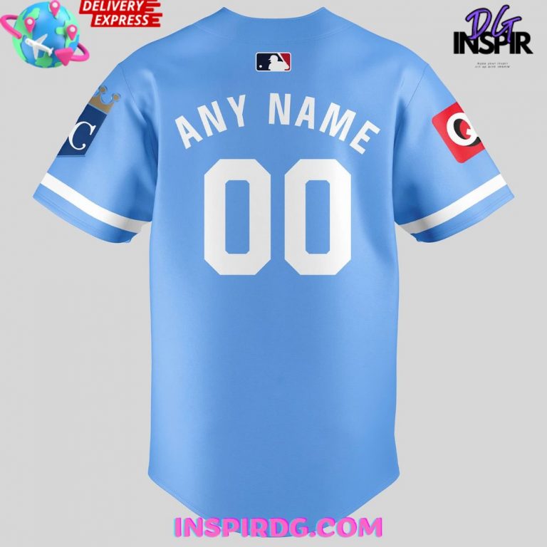 2025 Kansas City Royals Powder Blue Baseball Jersey - InspirDG