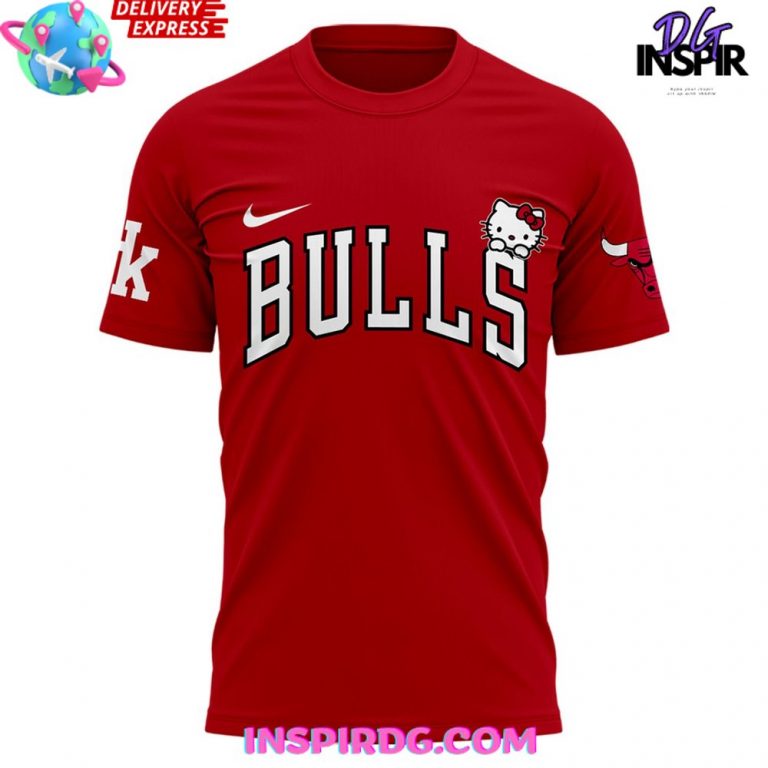 Hello Kitty x Chicago Bulls 2025 T-Shirt - InspirDG
