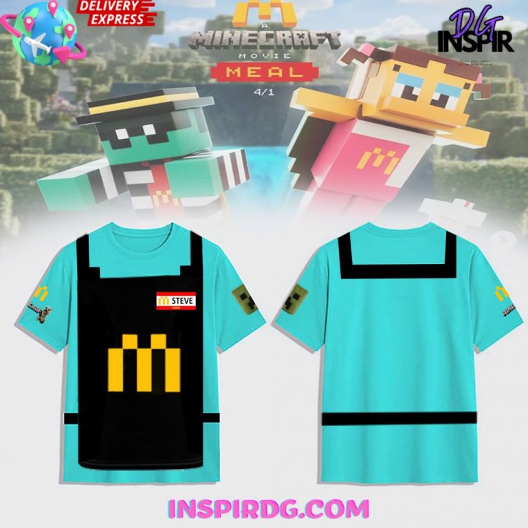 McDonald’s A Minecraft Movie Meal Special T-Shirt - InspirDG