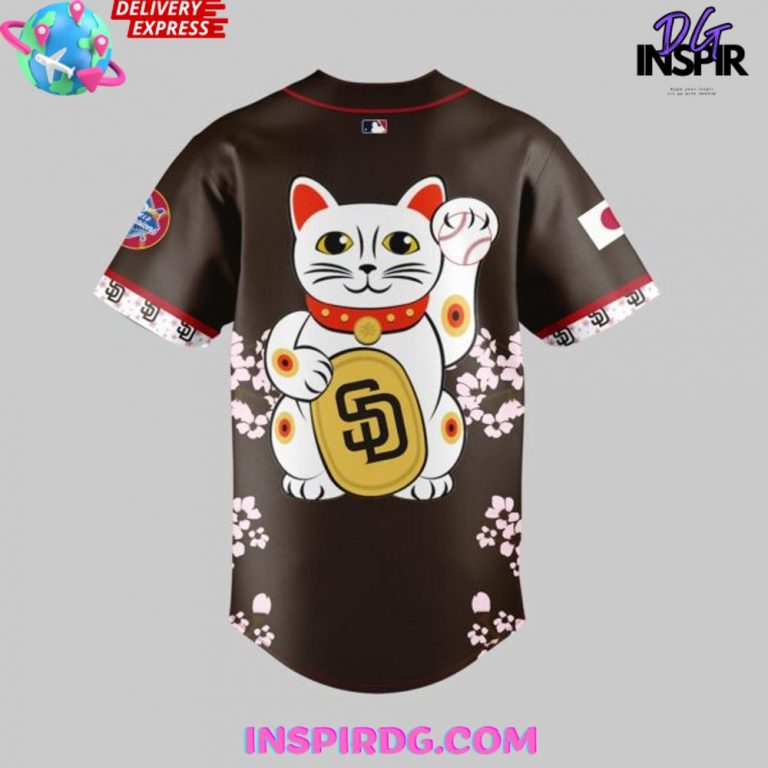 San Diego Padres Japanese Heritage Night 2025 Baseball Jersey - InspirDG