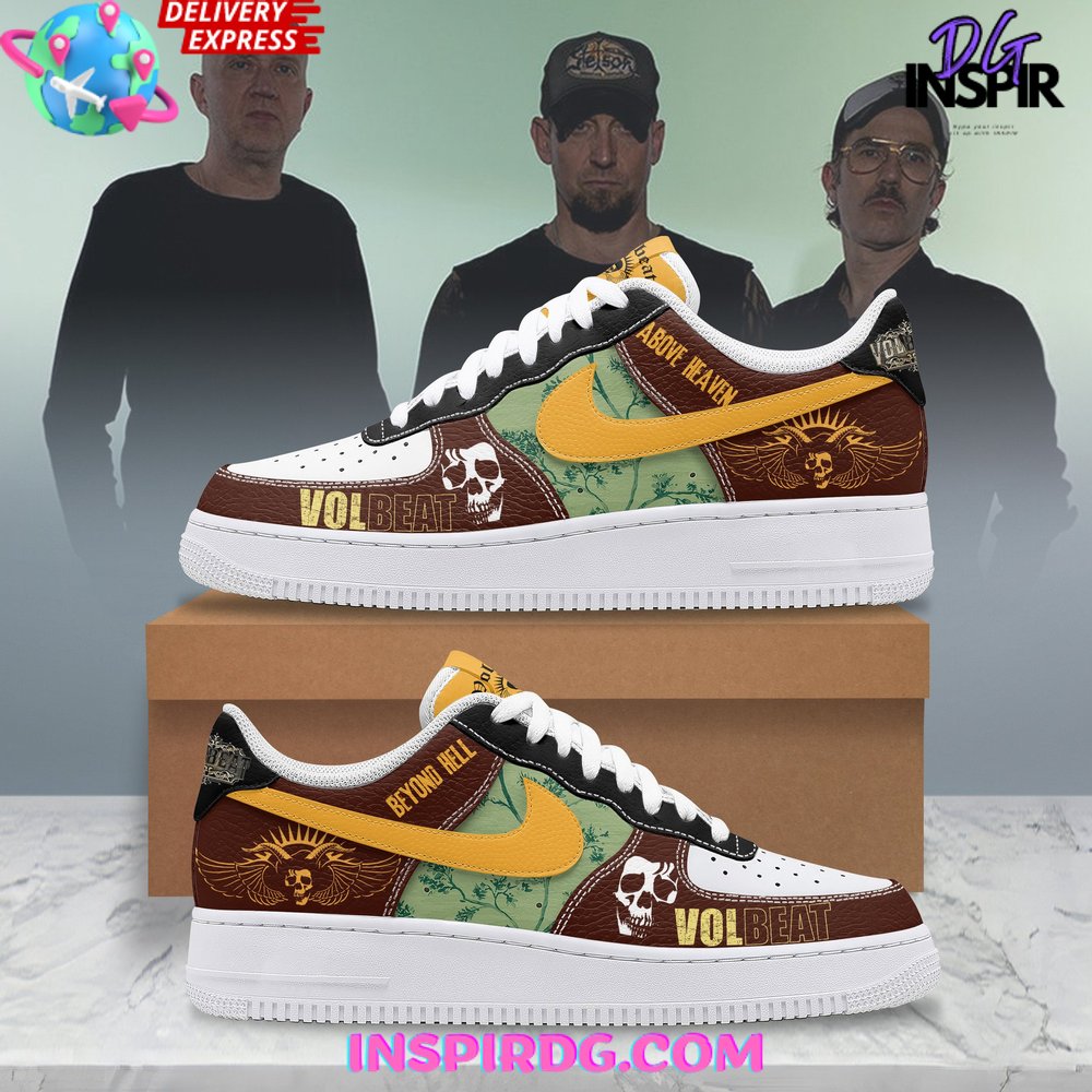 Volbeat Beyond Hell Limited Edition Nike Air Force 1 - InspirDG