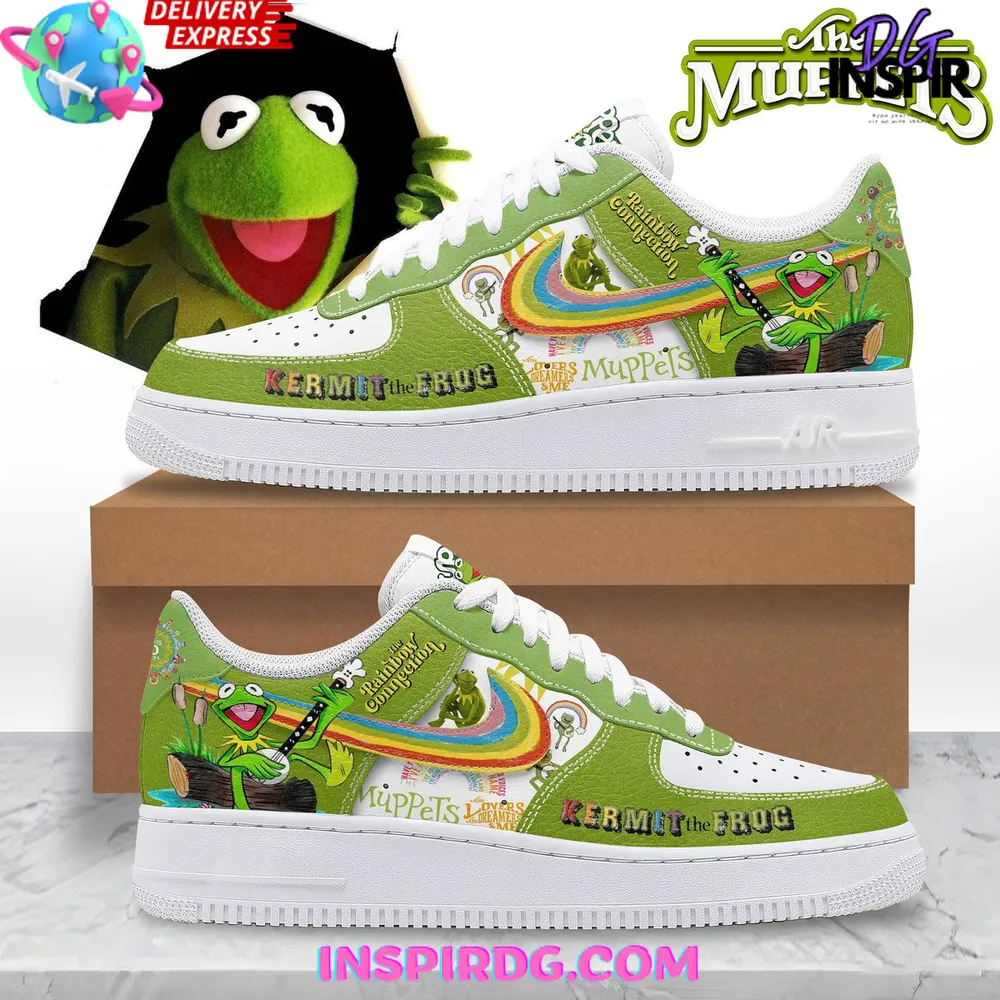 Kermit the Frog Limited Edition Nike Air Force 1 - InspirDG
