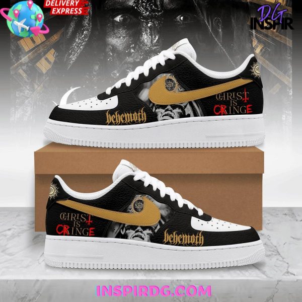 Behemoth Christ Is Cringe Limited Edition Nike Air Force 1 - InspirDG