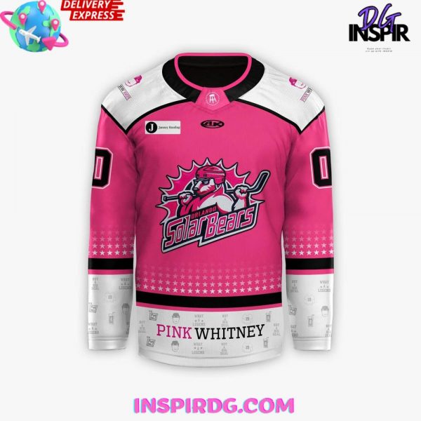Orlando Solar Bears Pink Whitney 2025 Jersey - InspirDG